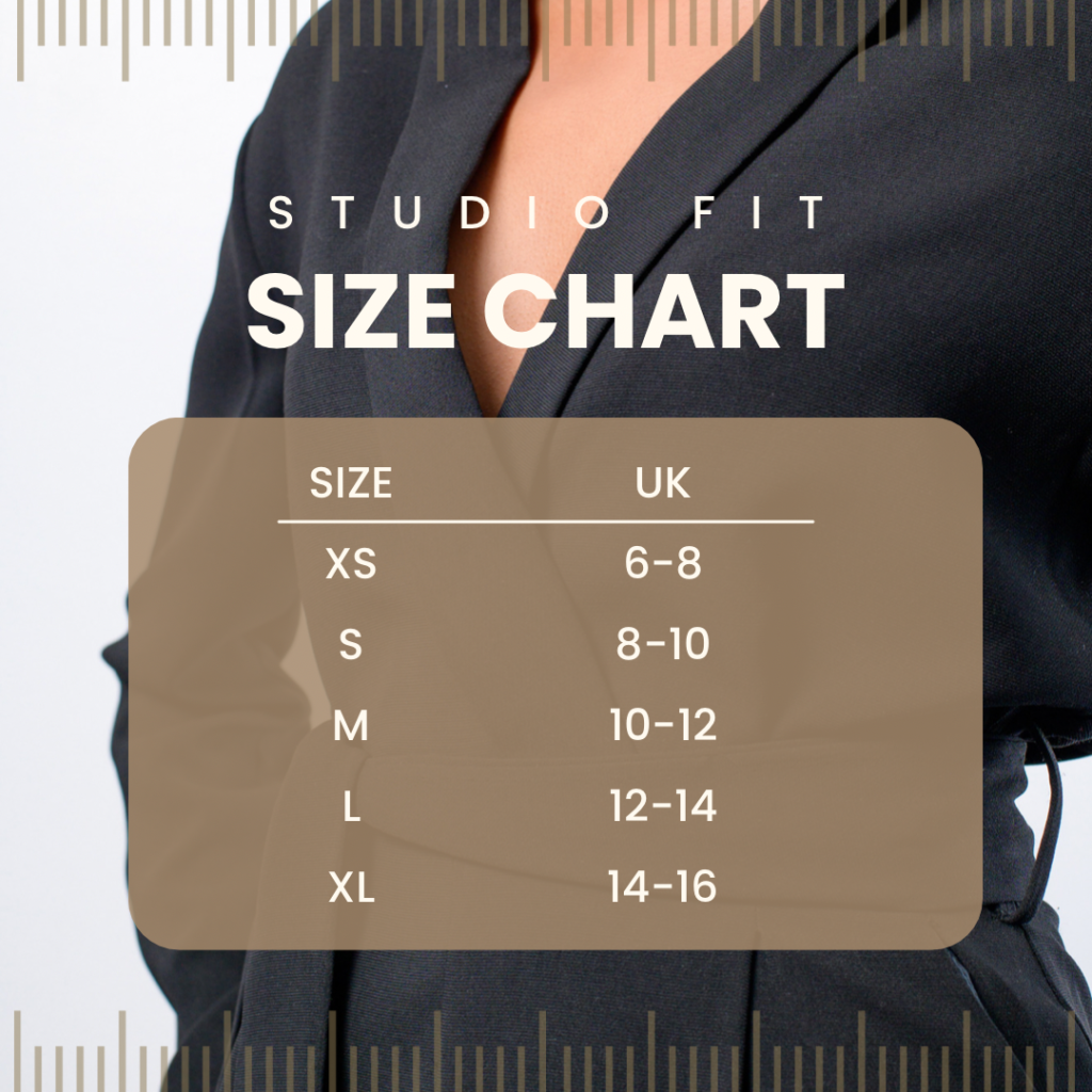 Size Chart Studio Fit Size Chart Studio Fit
